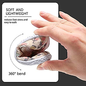 FEETCITY Kids Water Swim Shoes Quick Dry Barefoot Aqua Socks Non-Slip Beach Pool Shoe for Baby Boy's and Girls Feather 2.5-3 Years Toddler