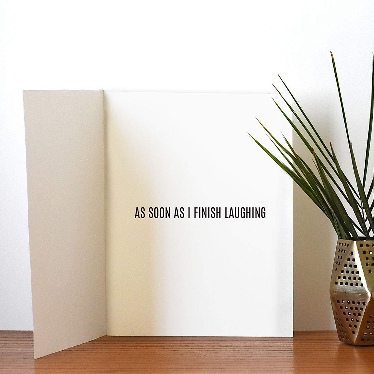 Andaz Press Funny Jumbo Birthday Card With Envelope 8.5 x 11 inch, Greeting Card, Happy Birthday Sis Always Remember That If You Fall I Will Be There To Pick You Up, As Soon As I Finish Laughing