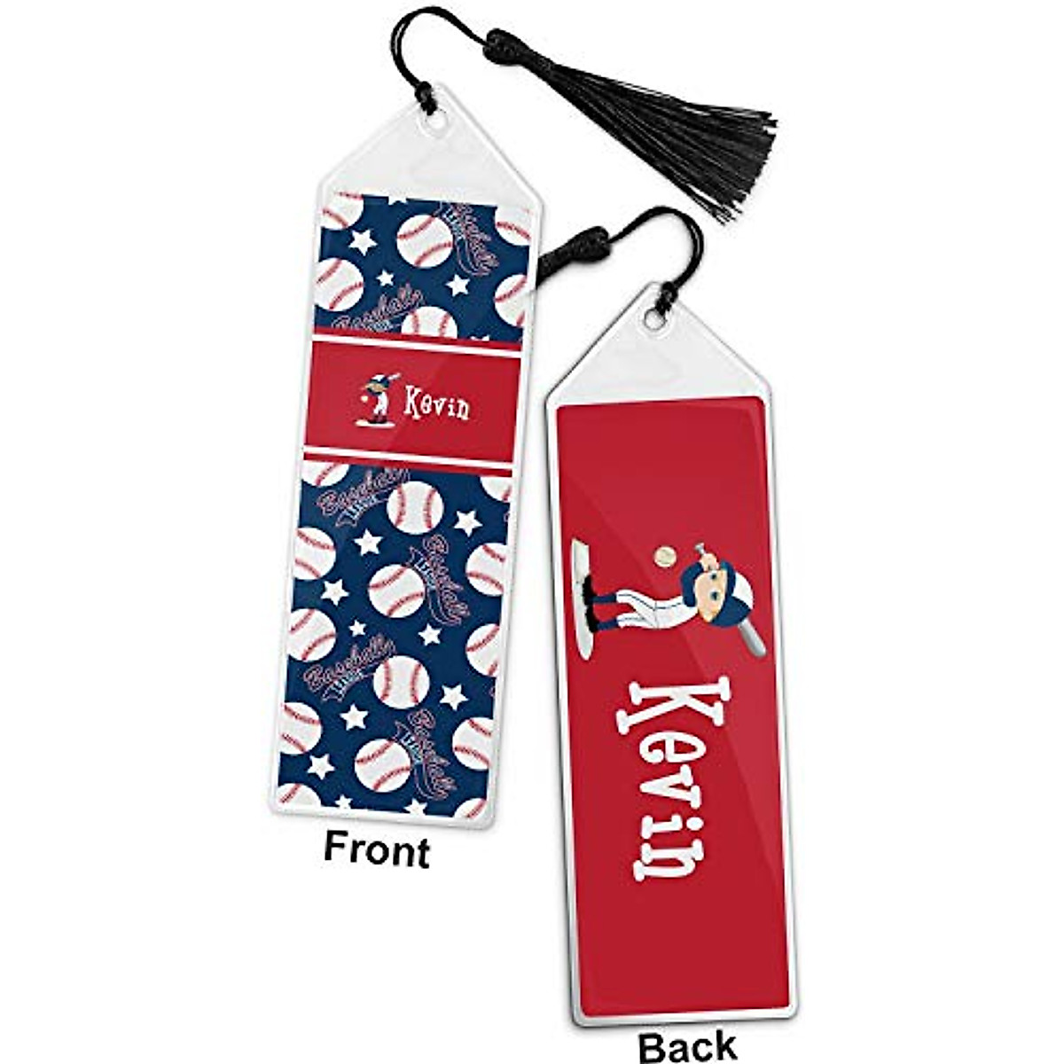 Baseball Book Mark w/Tassel (Personalized)