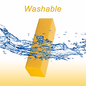 CHENYIYI 10 Packs Nail Buffer Block, Medium 150 Grit Nail Buffer for Natural and Acrylic Nails, 4 Sided Sanding Buffing Block for Gel Polish Nails, Professional Pedicure Manicure Buffer Kits (Yellow)