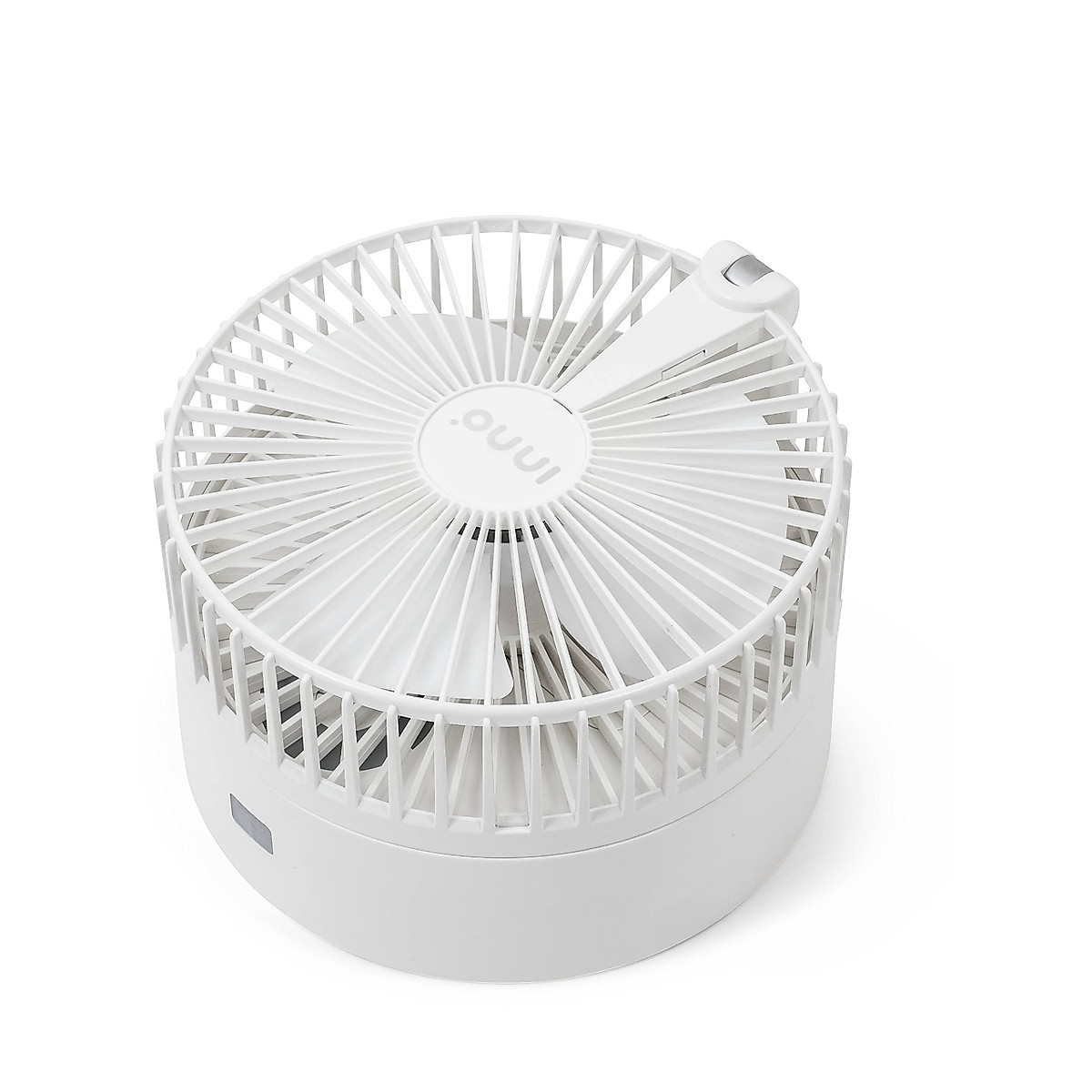 INNO Portable Fan & Essential Oil Diffuser – Foldable Standing or Desk Fan with Night Light, Air Diffuser, Humidifier – 24 Hr. Run Time, Peach Pink