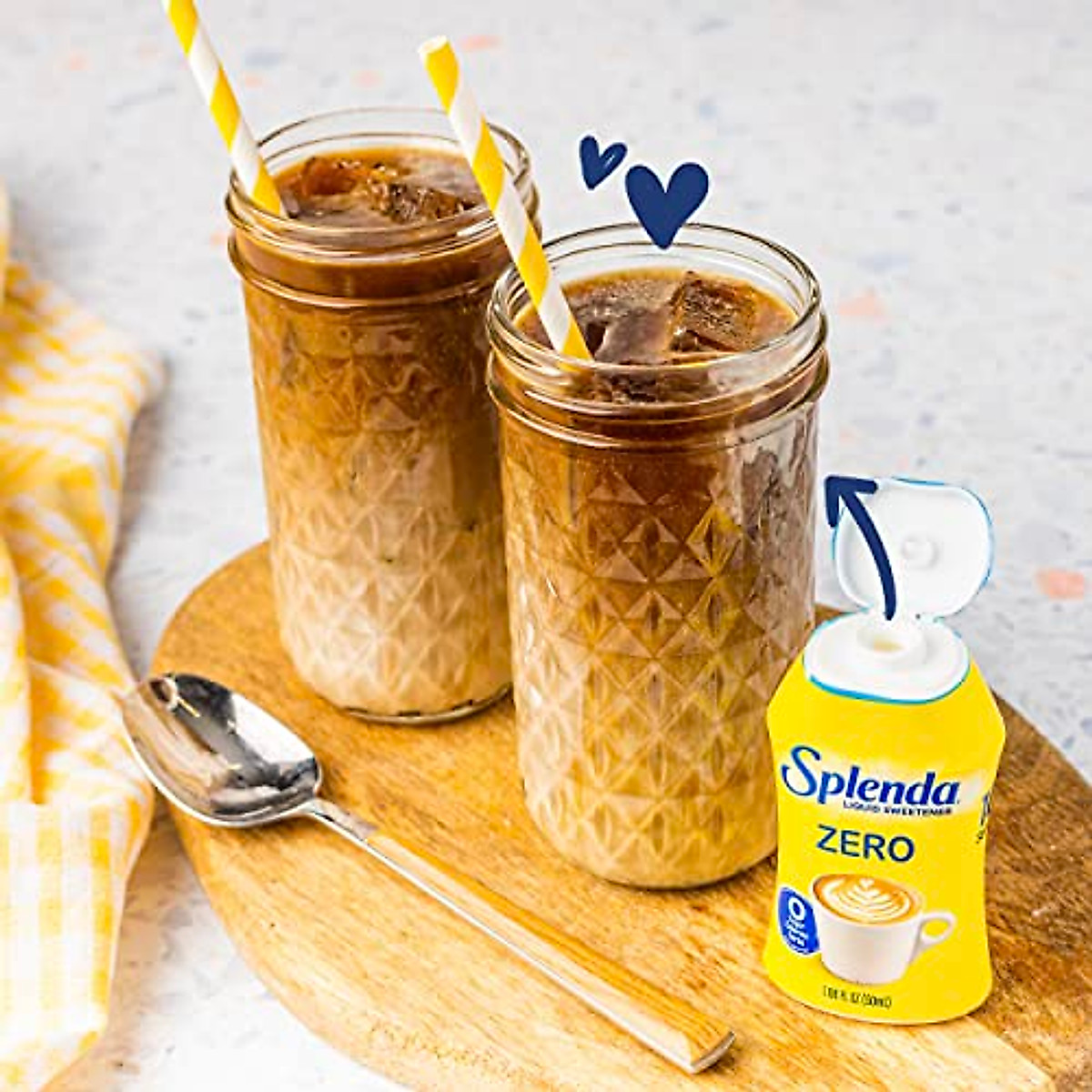 SPLENDA LIQUID Zero Calorie Sweetener drops, 1.68 Ounce Bottle (Pack of 3)