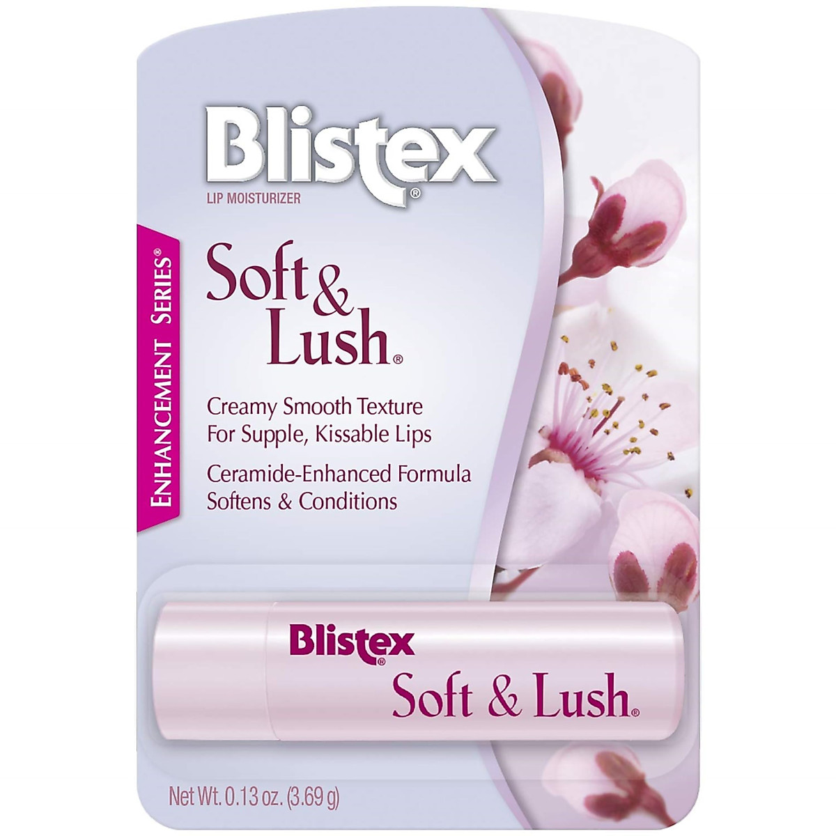 Blistex Soft & Lush Lip Balm, 0.13 oz (Pack of 3)