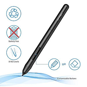Drawing Tablet XPPen G430S OSU Tablet Graphic Drawing Tablet with 8192 Levels Pressure Battery-Free Stylus, 4 x 3 inch Ultrathin Tablet for OSU Game, Online Teaching Compatible with Window/Mac Black