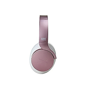 Altec Lansing Comfort Q+ Bluetooth Headphones, Active Noise Cancellation, Comfortable, Quite, Noise Cancelling Headphone, Up to 26 Hours of Playtime, 30 Ft. Wireless Range, Rose Gold