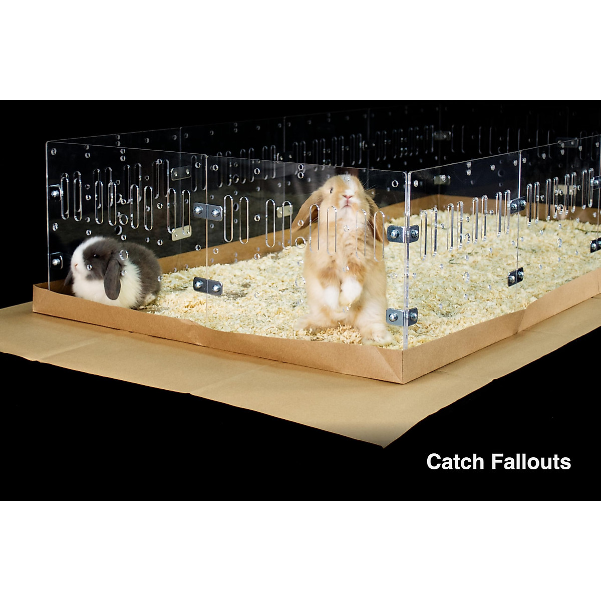 GuineaLoft™ 4ft x 2ft Cage Mat (1-Month Supply) - Works Like Placemats, Enhances Cage Look, Facilitates Bedding Disposal, Catches Small Fallouts, Protects Table and Floor - Exclusive by Guinea Loft