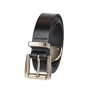 Levi's Women's Roller Buckle Casual Belt, Black Classic, Small