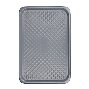 MasterClass Smart Ceramic Baking Tray with Robust Non Stick Coating, Carbon Steel, 40 x 27 cm Large Stackable Cookie Sheet