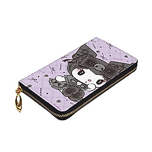 JunnLend Men'S Credit Card Wallet Long Wallet Leather Zipper Wallet, Women'S Multifunctional Wallet, One Size