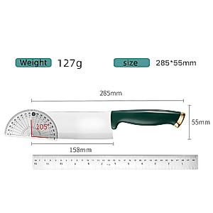 DESIAR Ceramic Knife 6.5 inch Vegetable Knife for Kitchen+Sharp Chopping Knife +Ceramic Cutting Knives with Sheath Cover+Easy To Clean Chef Butcher Knife With Gift Box (green)