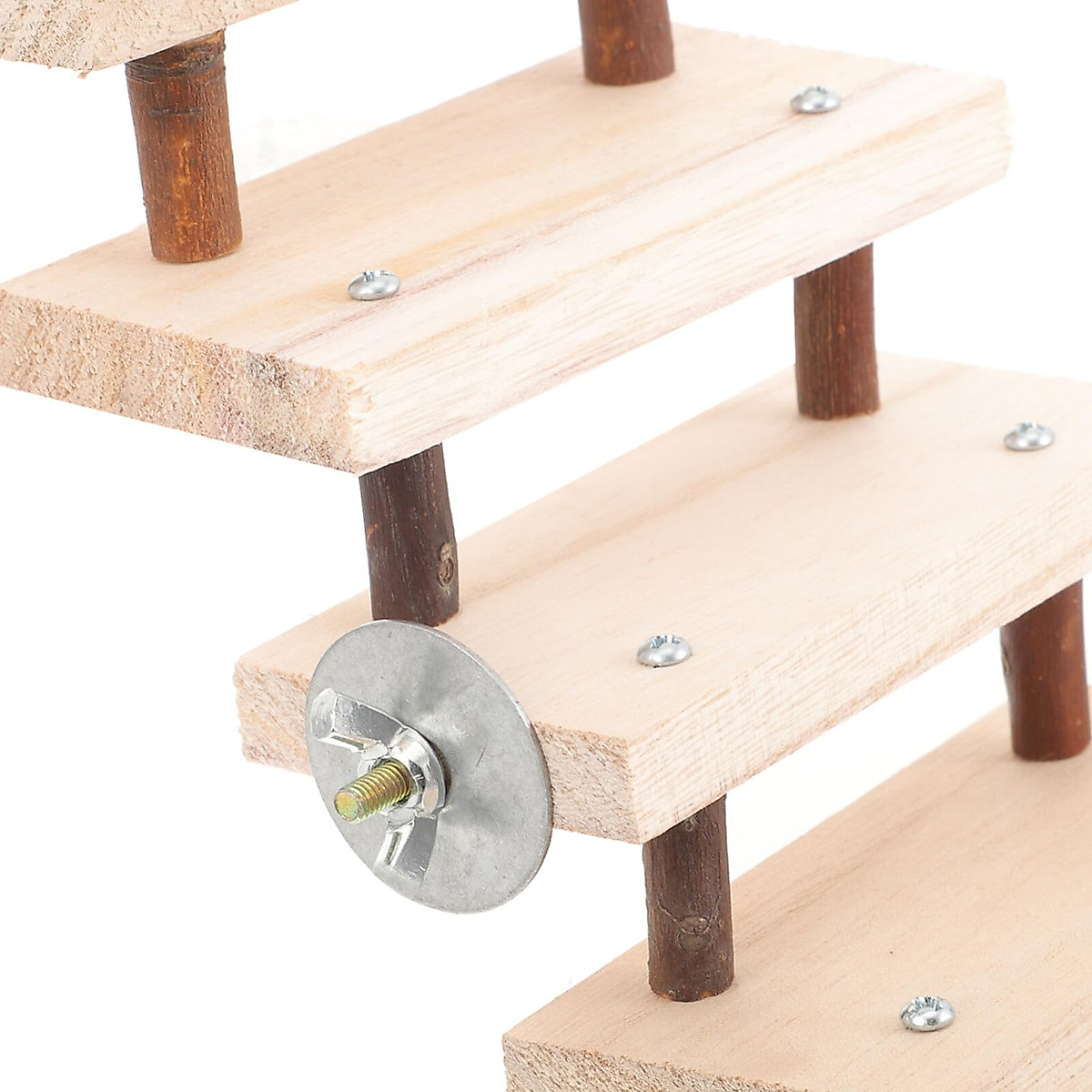 Ipetboom Hamster Climbing Ladder Reusable Hamster Ladder Hamster Wood Ladder Small Animal Ladder Chinchilla Climbing Toy Rat Ladders Chinchilla Climbing Ladder Chinchilla Ladder Toys