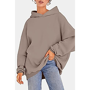 Trendy Queen Womens Sweatshirts Oversized Hoodies Fleece 2023 Casual Comfy Pullover Loose Lightweight Fall Winter Clothes Fashion Jackets