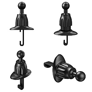 AUCELI Car Phone Holder for Air Vent, Universal Hands-Free Car Cell Phone Mount, Big Phones & Thick Case Friendly, Auto Phone Clamp Cradle for iPhone 14 13 12 Pro Max and More Smartphones