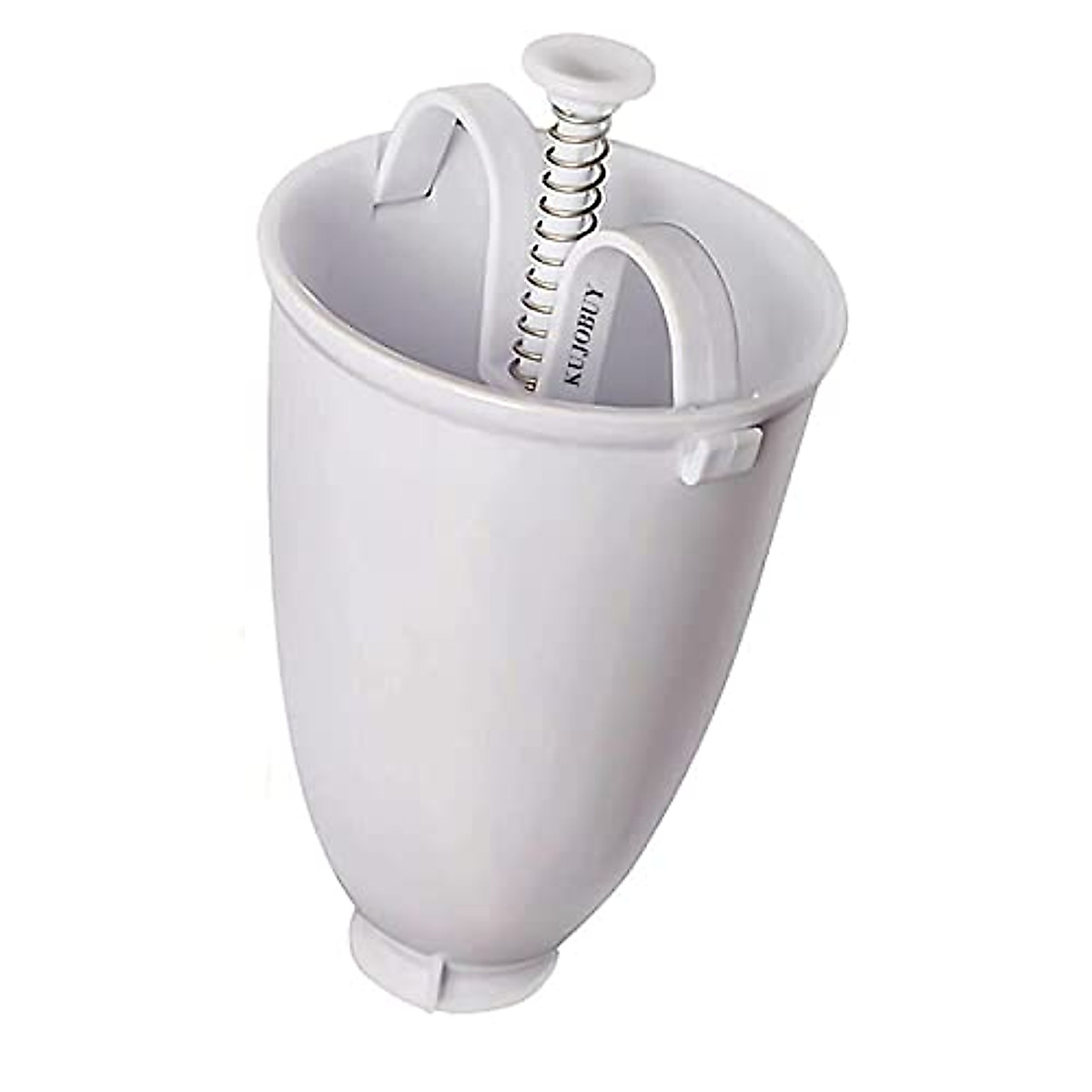 One hand Donut Maker Manual Donut Maker Plastic Doughnut Machine Mold Biscuit Donut Maker Donut-Depositor Made Waffle Dispenser Donut Kitchen Pastry Making Bake Ware DIY Baking Tool (1 PCS, White)