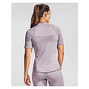 Under Armour Rush Short Sleeve Workout T-shirt, Slate Purple (585)/Iridescent, X-Large