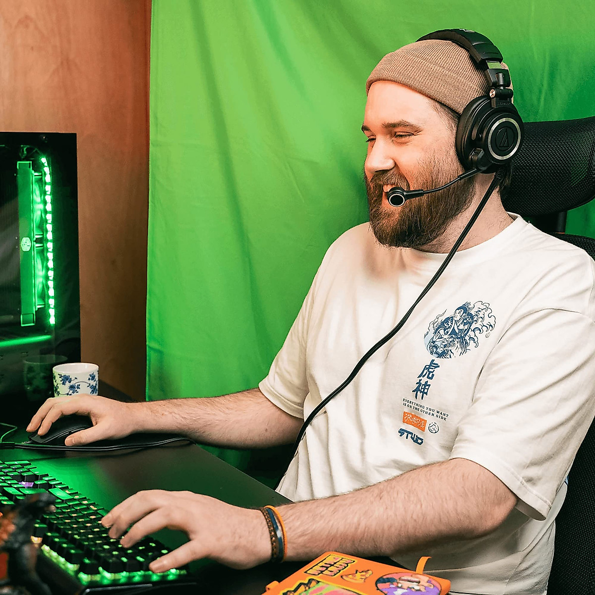 Audio-Technica ATH-M50xSTS XLR StreamSet Streaming Headset, Black (Renewed)