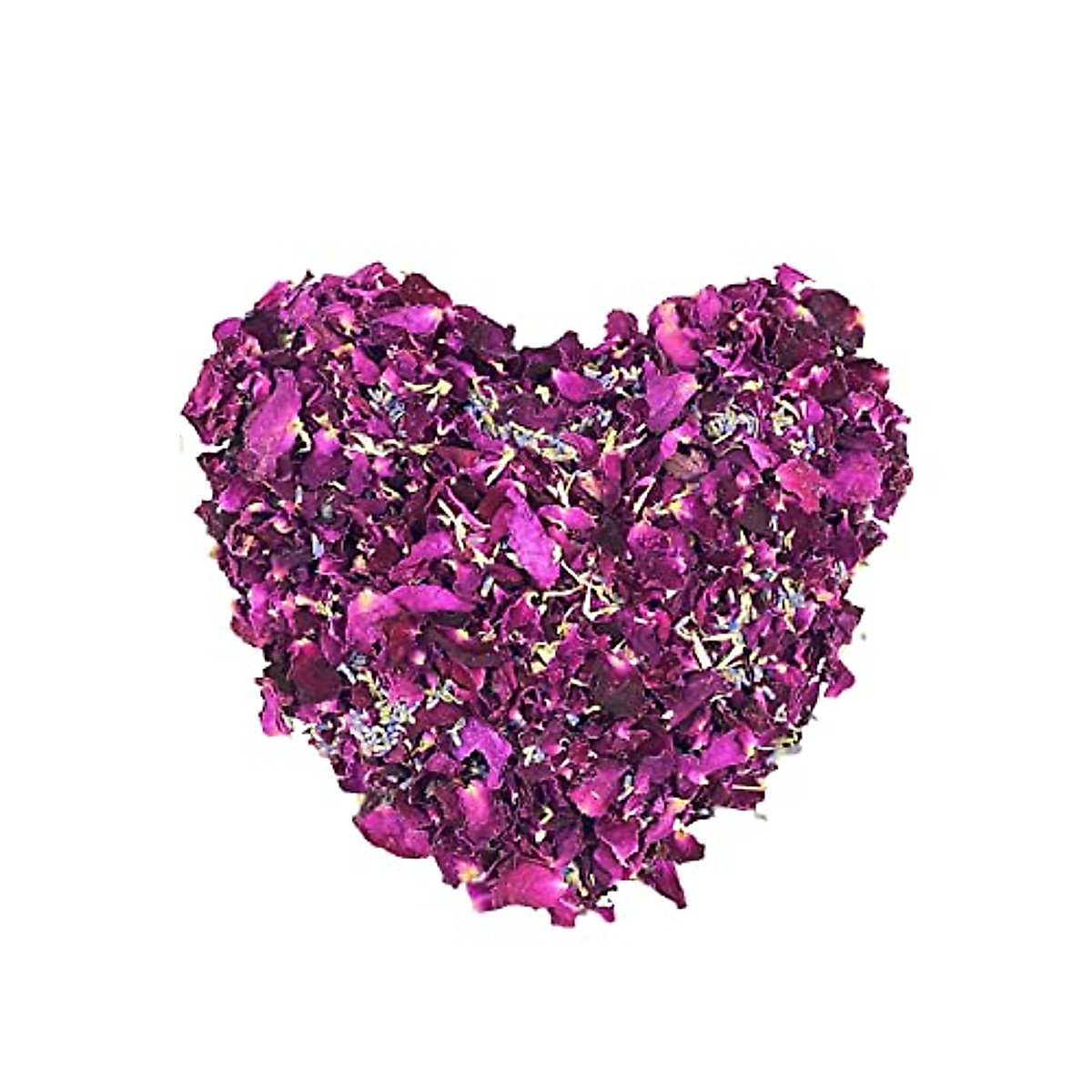 db11 Wedding Dried Flower Petal Confetti - 3/15/30 Packs for Party Decoration Table Girl Bridal Shower (3) Red