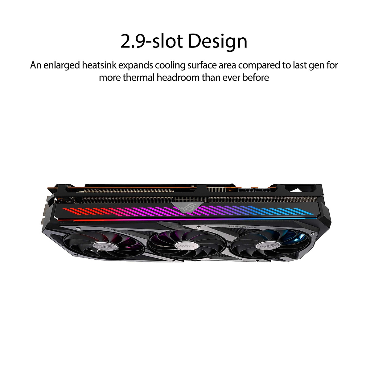 ASUS ROG Strix AMD Radeon RX 6700 XT OC Edition Gaming Graphics Card RDNA 2, PCIe 4.0, 12GB GDDR6, HDMI 2.1, DisplayPort 1.4a, Axial-tech Fan Design, 2.9-Slot, Super Alloy Power II, GPU Tweak II