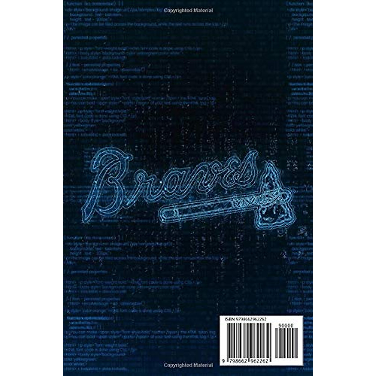 Notebook : Atlanta Braves Lined Notebook Journal 102 Pages - Independence Day Gift Types #15