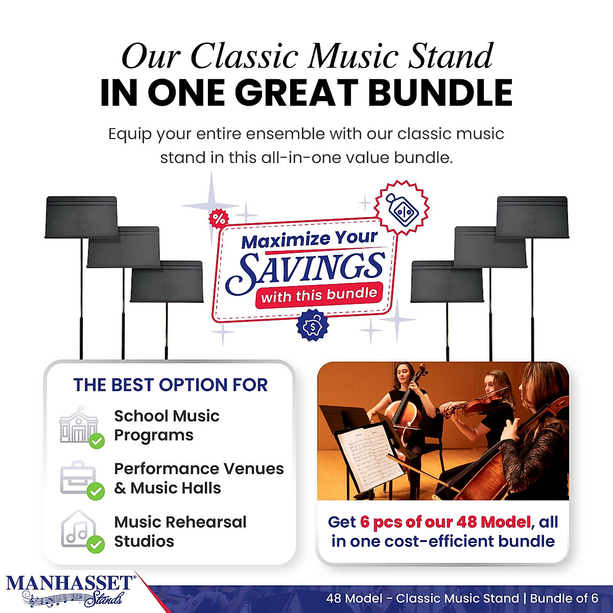 Manhasset Sheet Music Stands (MAN4806)