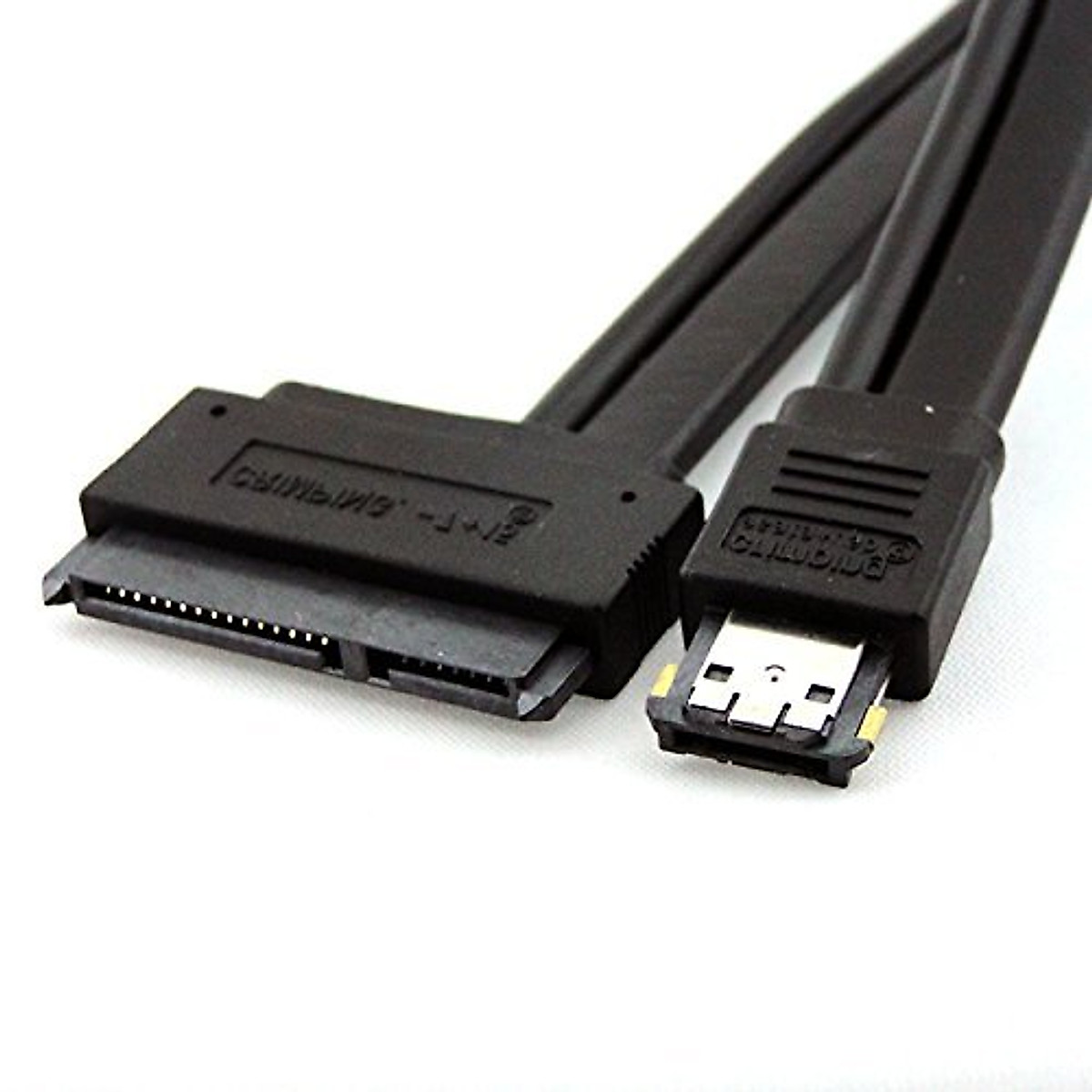 chenyang Power eSATA Cable,Power eSATA to SATA 22Pin Data Transfer Extension Cable Support 5V/12V Power for 2.5"/3.5" Hard Disk Drive 50cm