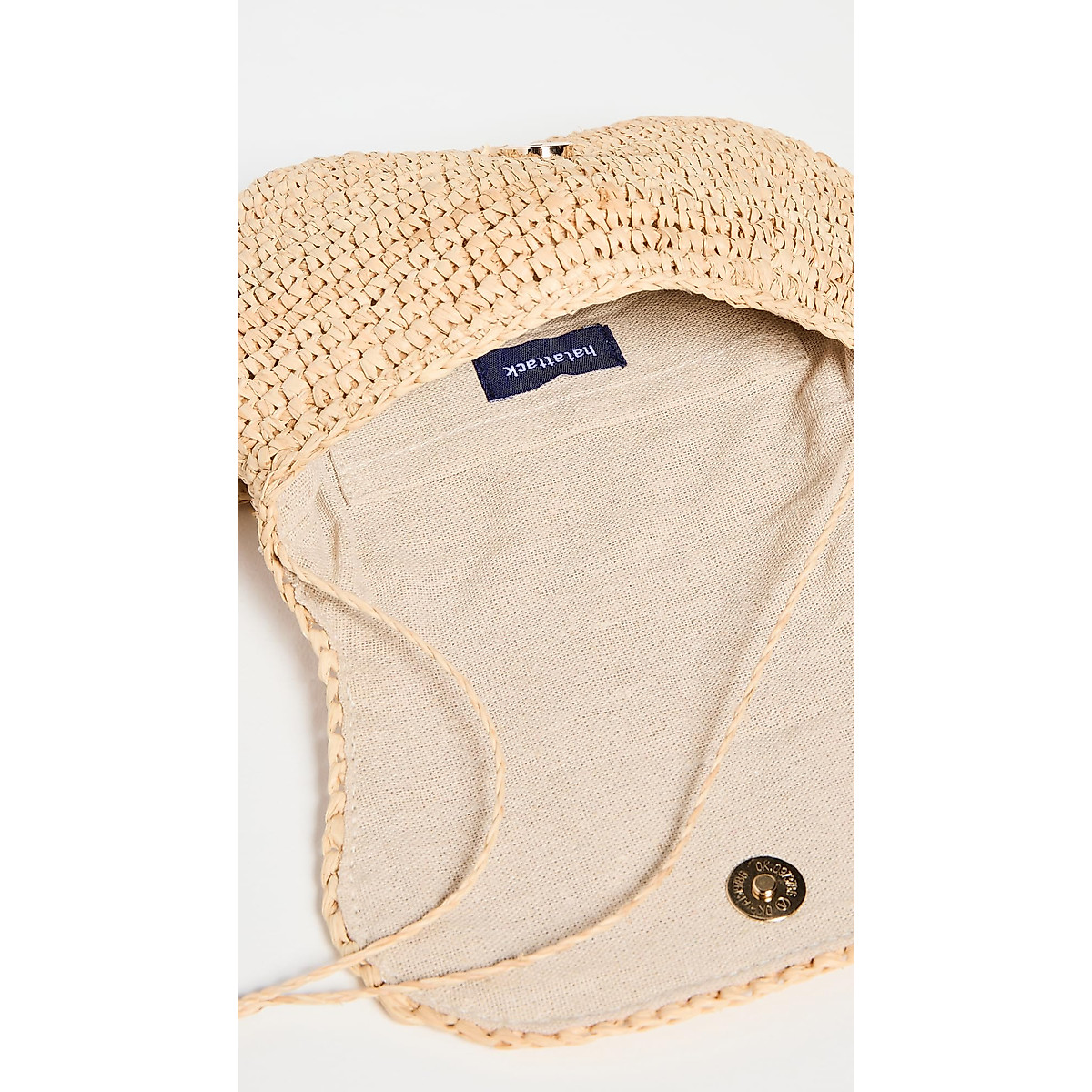 Hat Attack Women's Straw Belt Bag, Natural, Tan, One Size