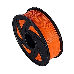 LEE FUNG ABS 3D Printer Filament 1.75mm,1kg (2.2lbs) Spool, Dimensional Accuracy +/- 0.05 mm Orange
