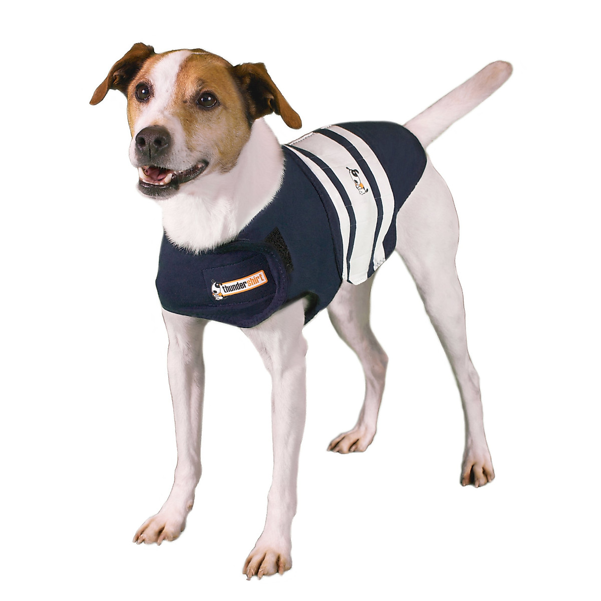 Thundershirt Dog Anxiety Treatment - Navy Blue Rugby (XX-Small)