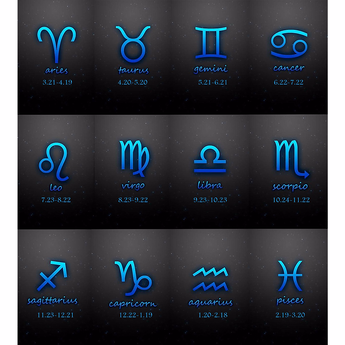 Aimber 18K Gold Plated Astrology Necklace for Women Jewelry,12 Zodiac Pendant Horoscope Constellations Necklace(Letter,Taurus)