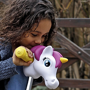 Scootaheadz - Unicorn Scooter Accessories Personalise Your Ride - Unicorn Scooter Head for Kids Ages 3 and Up - Great Scooter Gift for Girls - Ages 3 and Up - White and Pink