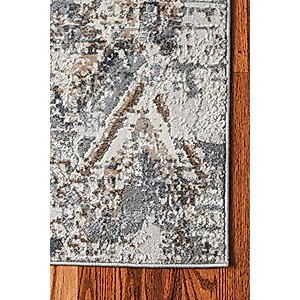 United Weavers Austin Gemology Harvest Accent Rug – 7 ft. 10 in. x 10 ft. 6 in., Harvest Polyester Rug for Interiors. Modern Indoor Rugs