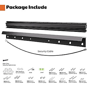 Studless TV Wall Mount, Heavy Duty Drywall TV Bracket Hanger for 26-55 inch Flat Screen TVs, No Stud, No Drill, No Anchors, Easy Install with All Hardware Included