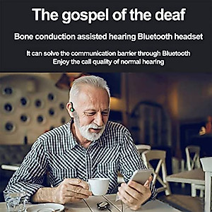 #T3T37v Bon-E Conduction Headphones Open Ear Headphones Sports Wireless Earphones Bluetooth Headphones with Built-in Mic for