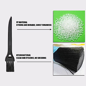 Electric Shaver Cleaning Brush - PP Handle Clipper Cleaner with Nylon Bristles