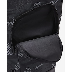 Nike Elite Pro Printed Basketball Backpack (32L) (Black/Black/White, One Size)