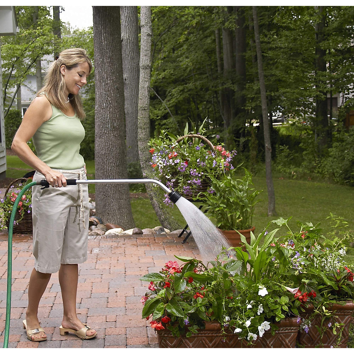 Dramm 12345 Classic Rain Watering Wand, 30", Silver