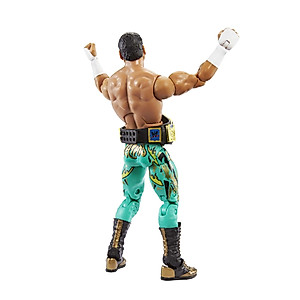 Mattel WWE Eddie Guerrero Elite Collection Action Figure, 6-inch Posable Collectible Gift for WWE Fans Ages 8 Years Old & Up