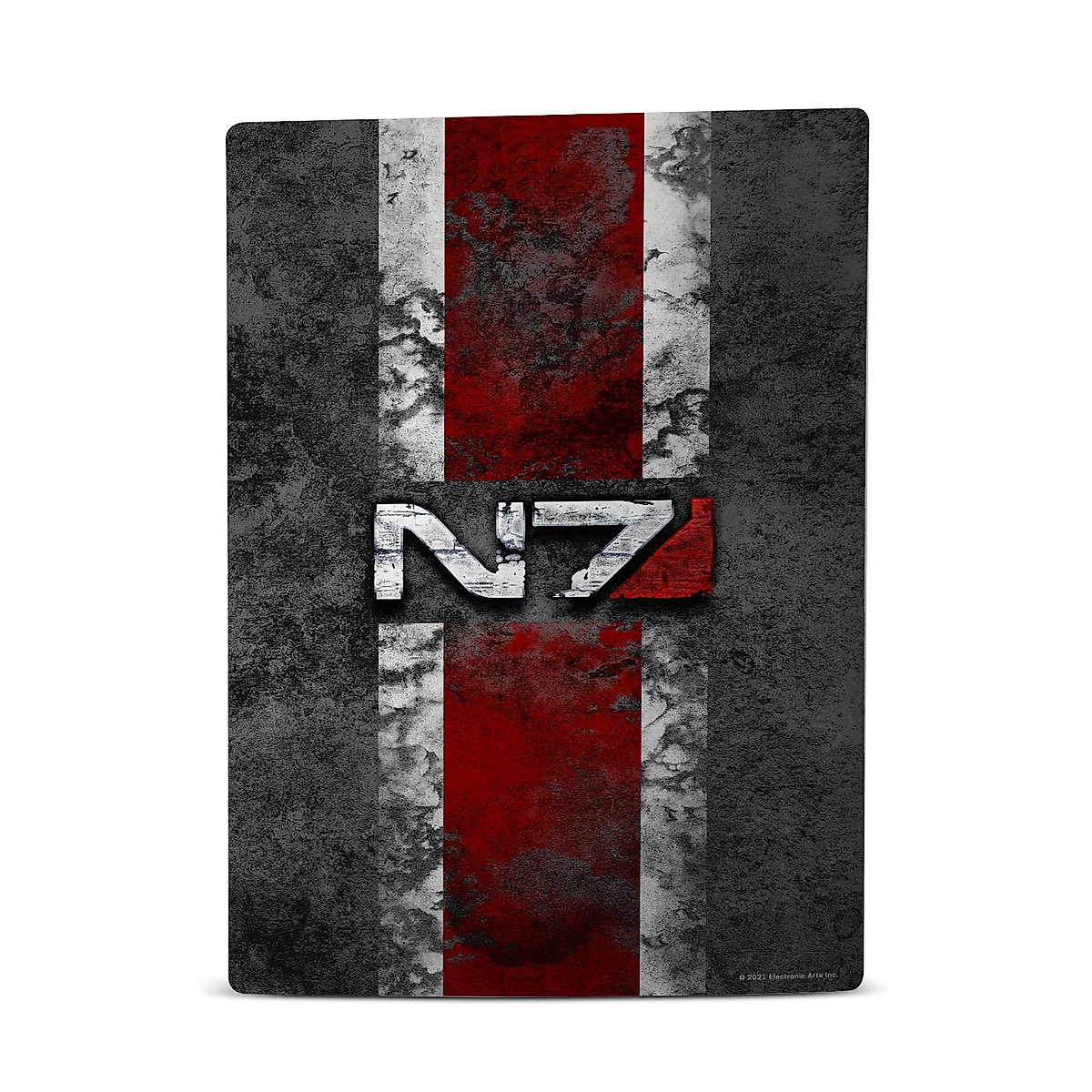 Head Case Designs Officially Licensed EA Bioware Mass Effect N7 Logo Distressed Graphics Vinyl Faceplate Gaming Skin Decal Compatible With Sony PlayStation 5 PS5 Disc Console & DualSense Controller