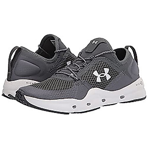 Under Armour Women's Micro G Kilchis, Pitch Gray (100)/White, 7.5 M US