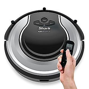 Shark ION Robot Dual-Action Robot Vacuum Cleaner with 1-Hour Plus of Cleaning Time, Smart Sensor Navigation and Remote Control (RV720)