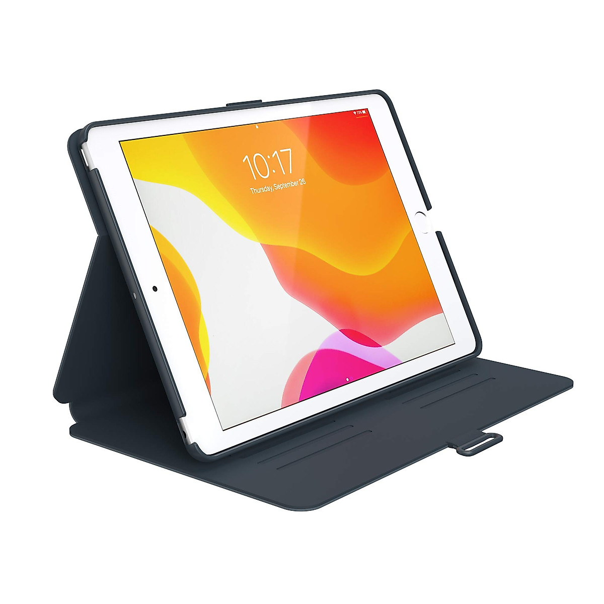 Speck Products StyleFolio iPad Case (2019) and Stand, Stormy Grey/Charcoal Grey