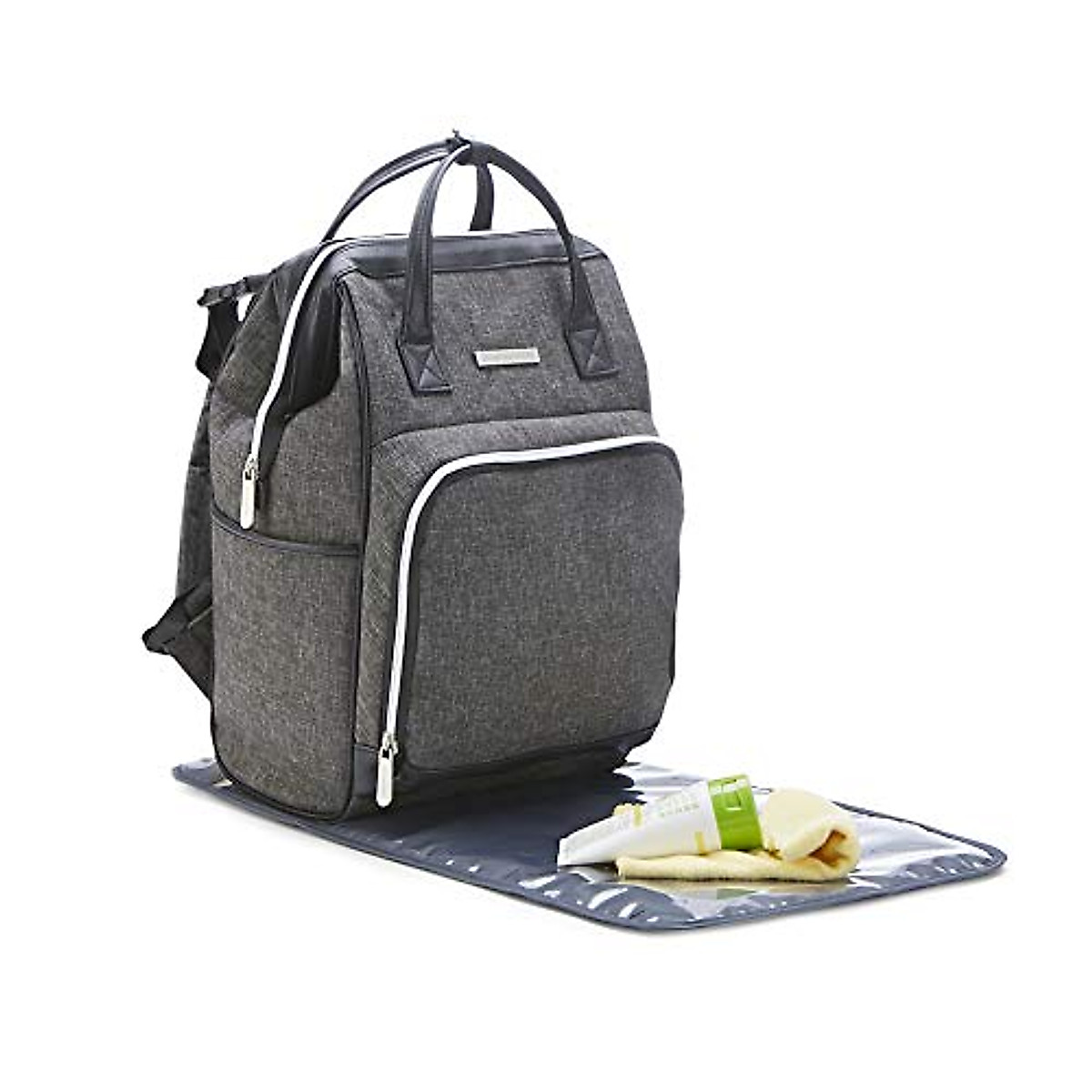 Bananafish Midi Diaper Backpack, Black