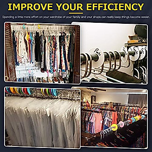 Mardatt 236Pcs Hanger Size Markers and Clothing Size Dividers for Clothes Rack Assortment Kit Including 200Pcs Hanger Size Markers 30Pcs Round Dividers 5Pcs Markers and Adhesive Labels