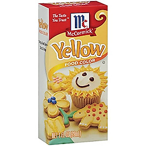 McCormick Yellow Food Color, 1 fl oz