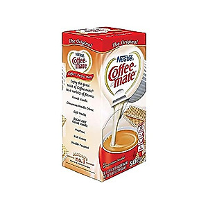 Nestle 35110 Coffee-Mate Original Flavor Creamer, Single Serve Portions, 50/Box
