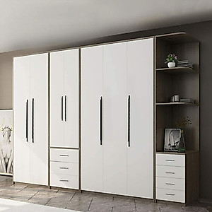 Peaha 10 Pack Black Finger Pulls Edge Pulls for Cabinets Kitchen Cabinet Handles Black 5 Inch Drawer Pulls Black Cabinet Handles