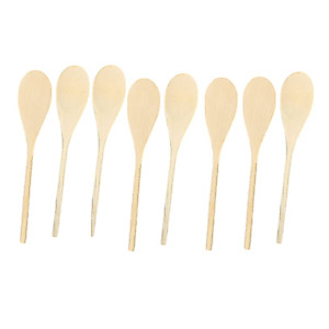 Baker Ross E8262 Design a Wooden Friend, Spoon Puppets for Kids to Personalise, Paint and Play (Pack of 8), 24cm