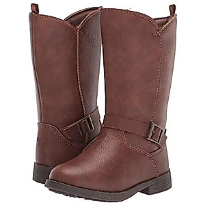 OshKosh B'Gosh Girls LUMI Fashion Boot, Chocolate 2020, 5 Toddler