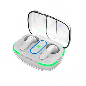 Pro 70 True Wireless Earbuds Compatible with iPhone and Android Supports Wireless Charging with LED Case Bluetooth V5.3 Earphones Water Resistant Microphone Port with Multitouch Earbuds