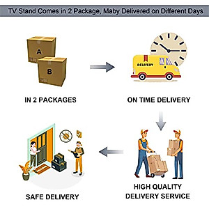 SinCiDo Farmhouse TV Stand for 80 Inch TVs, 39" Tall Entertainment Center w/Double Sliding Barn Door, Large Media Console Cabinet w/Soundbar & Adjustable Shelves for Living Room, 70inch, Dark Grey